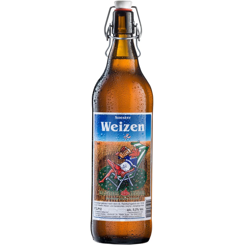 Soester Weizen in 1 Liter Bügelflasche – Brauhaus.Shop
