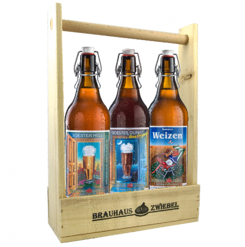 Soester Bier in 3er Holzträger – Brauhaus.Shop